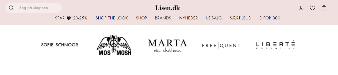 Lisen A/S - Butiksiden.dk